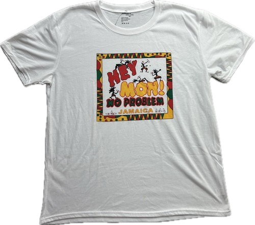 NO PROBLEM Jamaican Reggae Rasta t-shirt XL drinking beach Vacation Hey ...