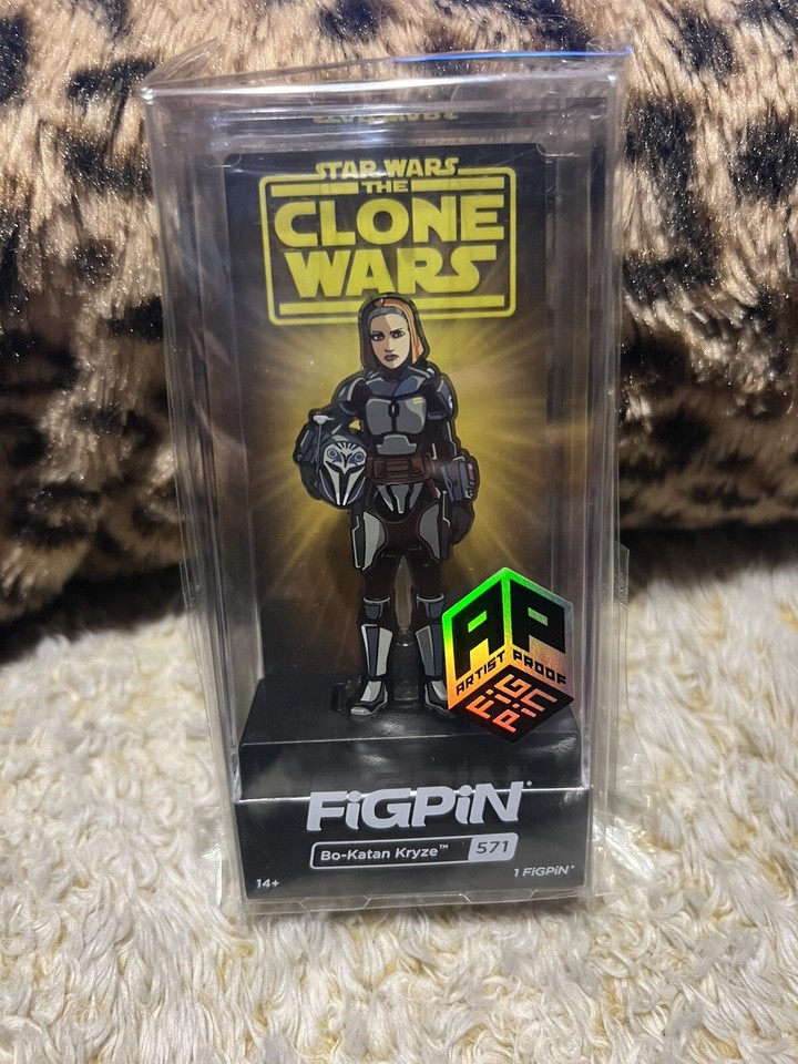 FiGPiN Bo-Katan Kryze #571 AP ARTIST PROOF Star Wars Clone Wars Metal ...