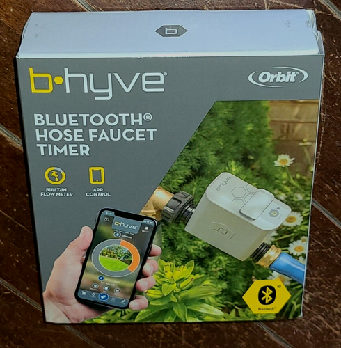 ORBIT B-HYVE Bluetooth Hose/Faucet Timer w/Built In Flow Meter #21005 ...
