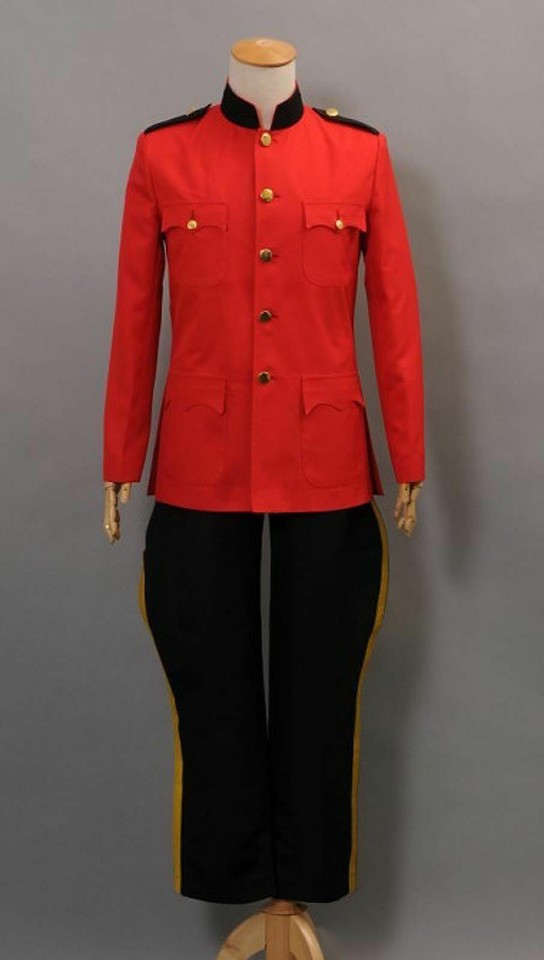 Due South Royal Canadian Mountie Red Uniform Costume Cosplay Halloween ...