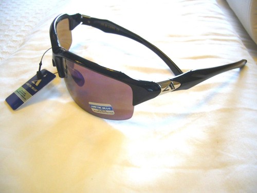 MEN'S SUNGLASSES W/ SHATTERPROOF BLUE TECH LENSES~ "ARCTIC BLUE" (AB-10 ...