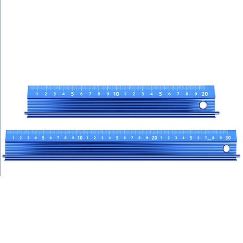 NEW 20/30cm Protective Ruler Metric Ruler Non-slip Straight Multi ...