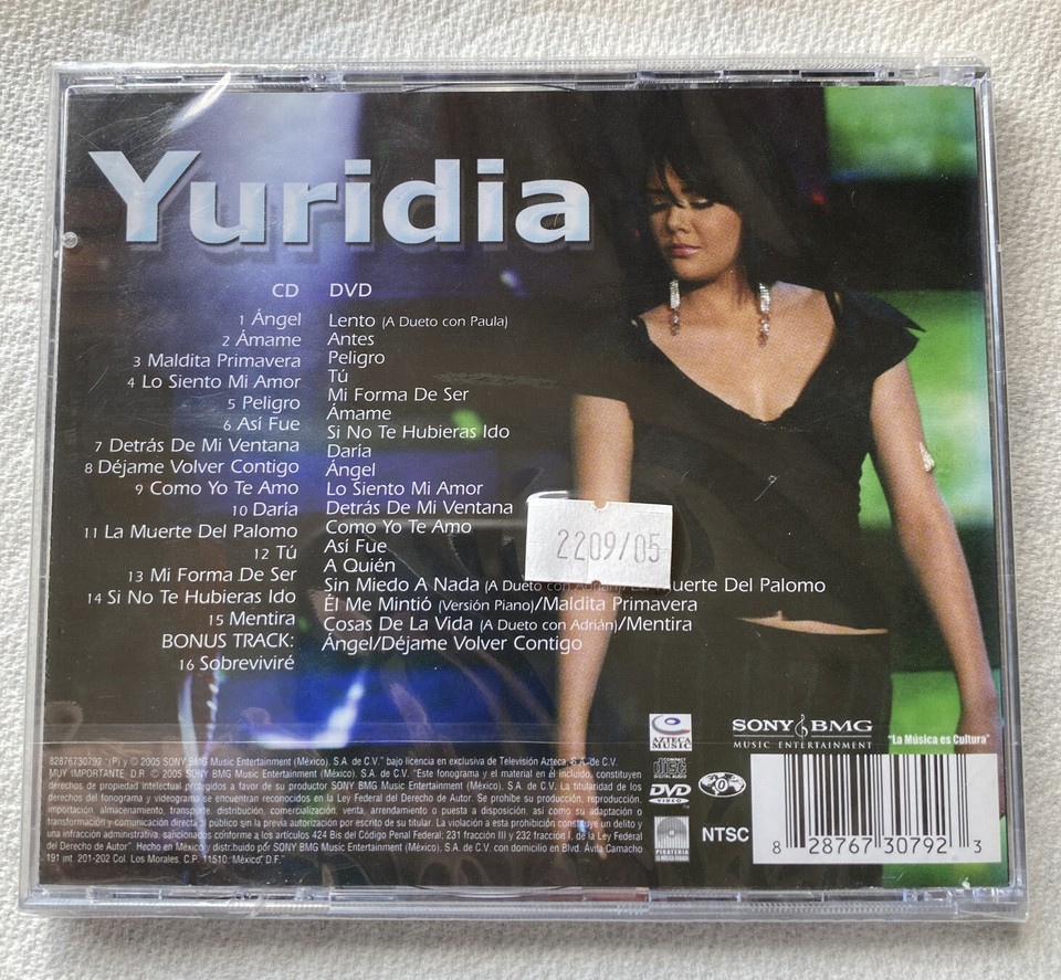 YURIDIA - La Voz De Un Angel - CD - + - **BRAND NEW/STILL SEALED** | eBay
