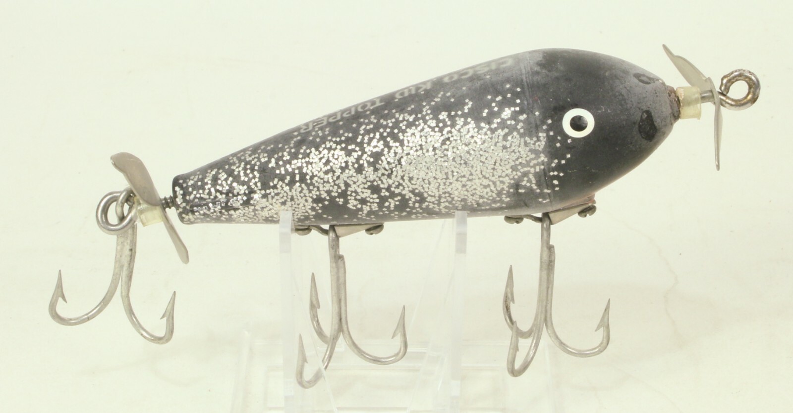 Vintage Fishing Lure Cisco Kid Topper 5 Inch Prop Bait Black Flash | eBay