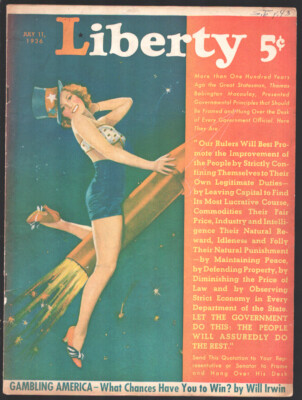MAG: Liberty 7/11/1936- George Larkin-Martha Ostenso-Borders Chase ...