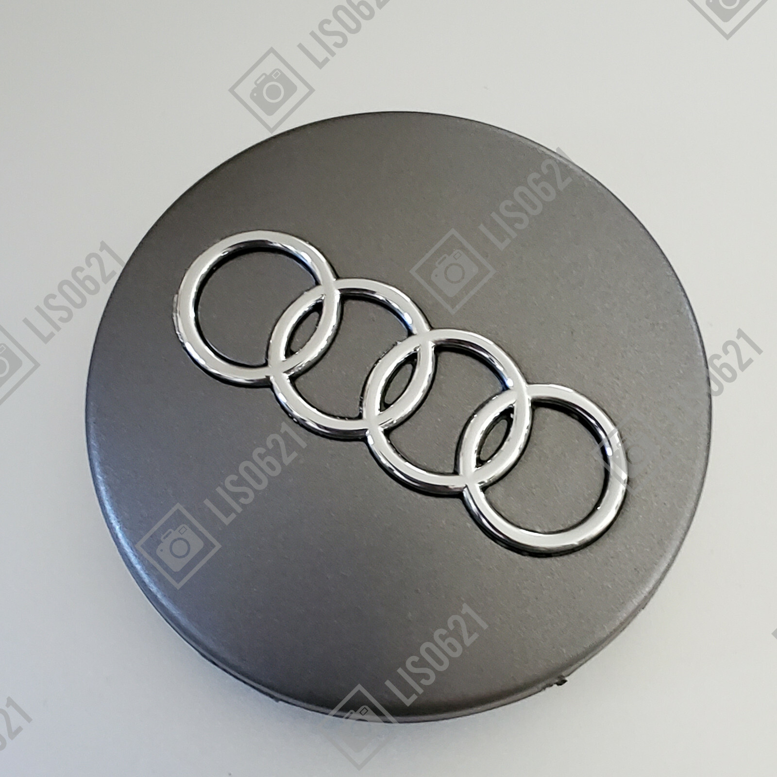 One Grey Wheel Rim Center Hub Cap 60MM Fits Audi A3 A4 A6 A8 S4 TT Q7 ...