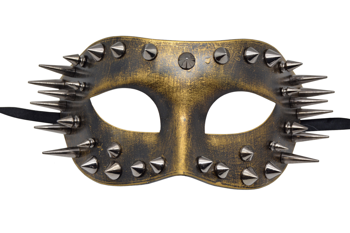 Unisex Steampunk Fantasy Aesthetic Masquerade Party Custom Spike Mask ...