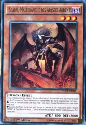 carte YU-GI-OH DUEA-FR082 Scarm, Malebranche Des Abysses Ardents NEUF ...