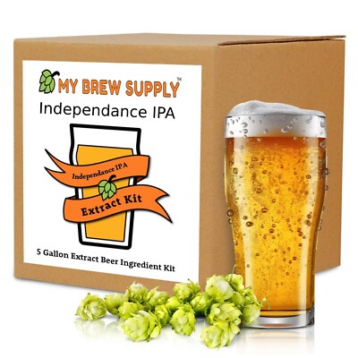 American IPA Independence Homebrew 5 Gal Beer Extract Kit - My Brew ...