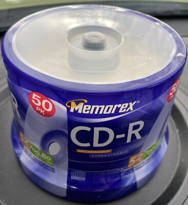 034707045637 - Memorex CD-R - 50 PACK NEW | eBay