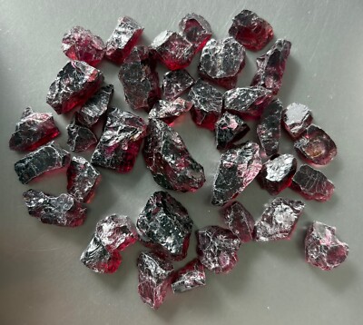 Nice Lot 1,490 cts Natural Violet Colour Rodolite Garnet Rough From ...