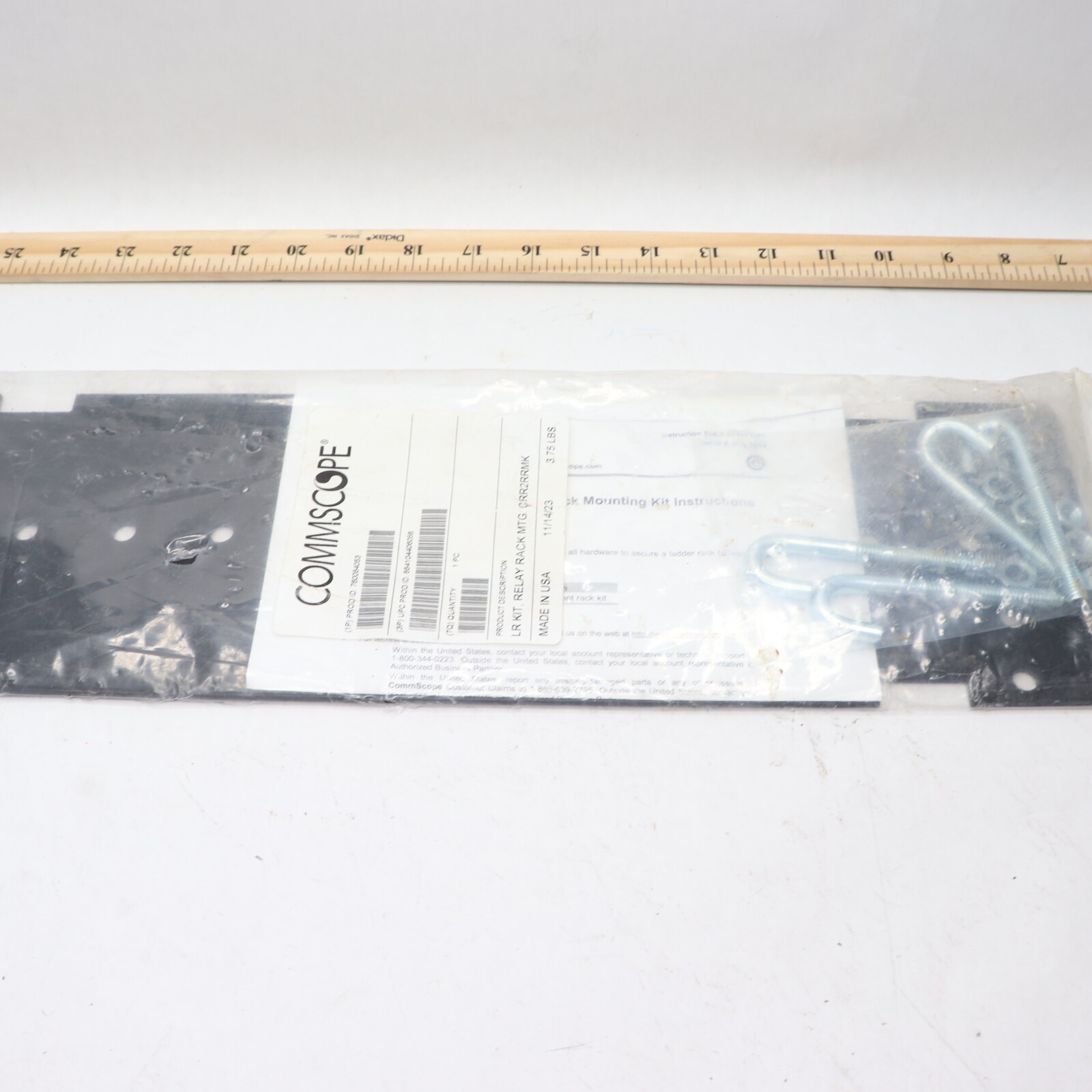 Commscope CRR2RRMK Ladder Rack To Relay Rack Mounting Kit 19-In W .373 ...