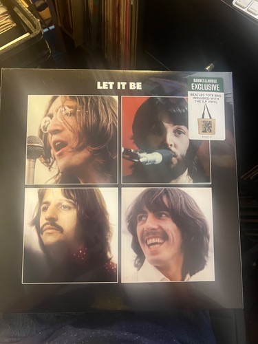 THE BEATLES LET IT BE LP BOX SET WITH TOTE BAG BARNES & NOBLE EXCLUSIVE ...