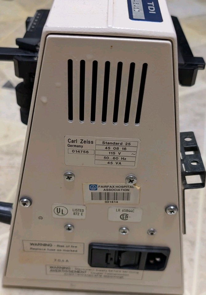 Carl Zeiss Germany Standard 25 Microscope With Head + Two Objectives ...