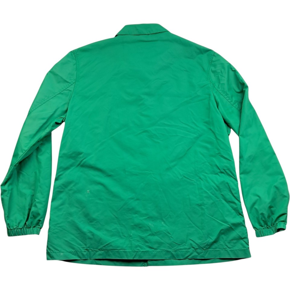 Farah Jacket Large Men's Green Polyester Outdoor Long Sleeve Button Up ...