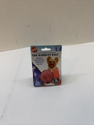 Spot Barrett Ball Dog Toy Red SMALL 2.5” Up to 24lbs Heavy Duty ...