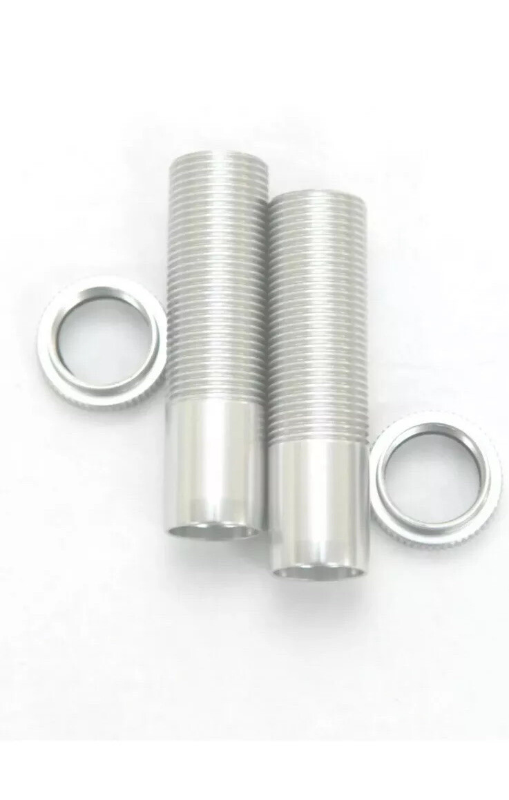 STRC Aluminum Shock Body w/Spring Collar Set Silver Axial Wraith/RR10 ...