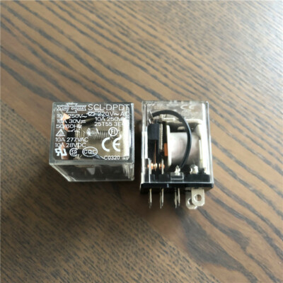 SCL-DPDT-220VAC Power Relay 10A 250VAC 8 Pins x 2pcs | eBay