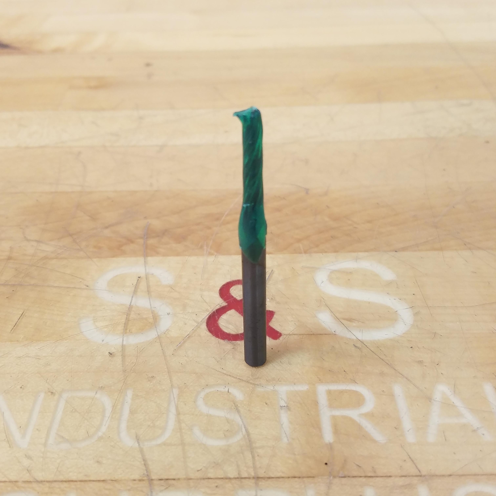 Wolverine C12-A-4 Tapered End Mill, 3/16" Cutting Diameter, OAL 3 ...