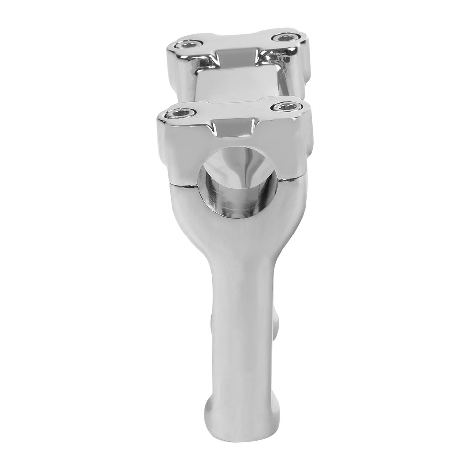 4" Handlebar Risers Fit For Harley Softail Fatboy Dyna Wide Glide 1-1/4 ...