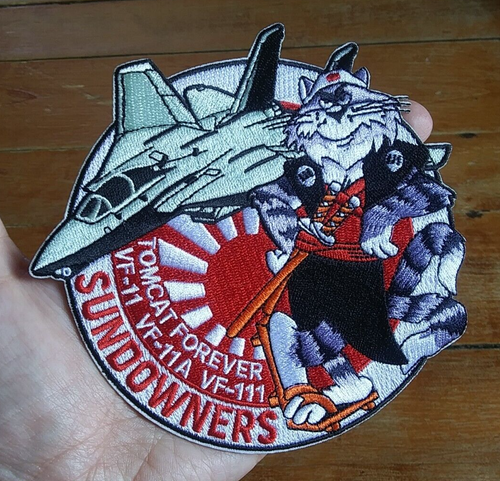 Large ~ Sundowners TOMCAT FOREVER VF-11 VF-11A VF-111 Navy Patch | eBay
