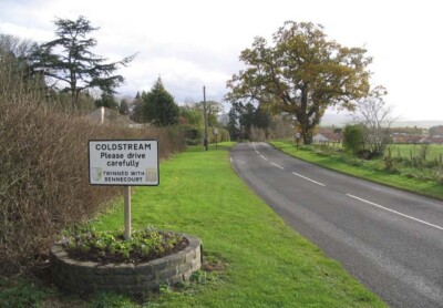 Photo 6x4 The entrance to Coldstream from the North-northwest ...