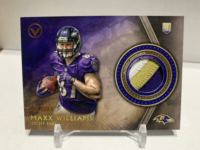 Maxx Williams 2015 Topps Valor Patch /289 #VP-MW Rookie Patch RC | eBay
