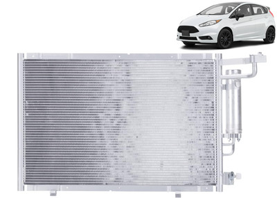 For Ford Fiesta 2014-2019 L4 1.6L AC A/C Condenser w/ Receiver Drier ...