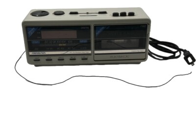 Working - Vintage SOUNDESIGN AM/FM Alarm Clock Radio Model 3826SGY | eBay