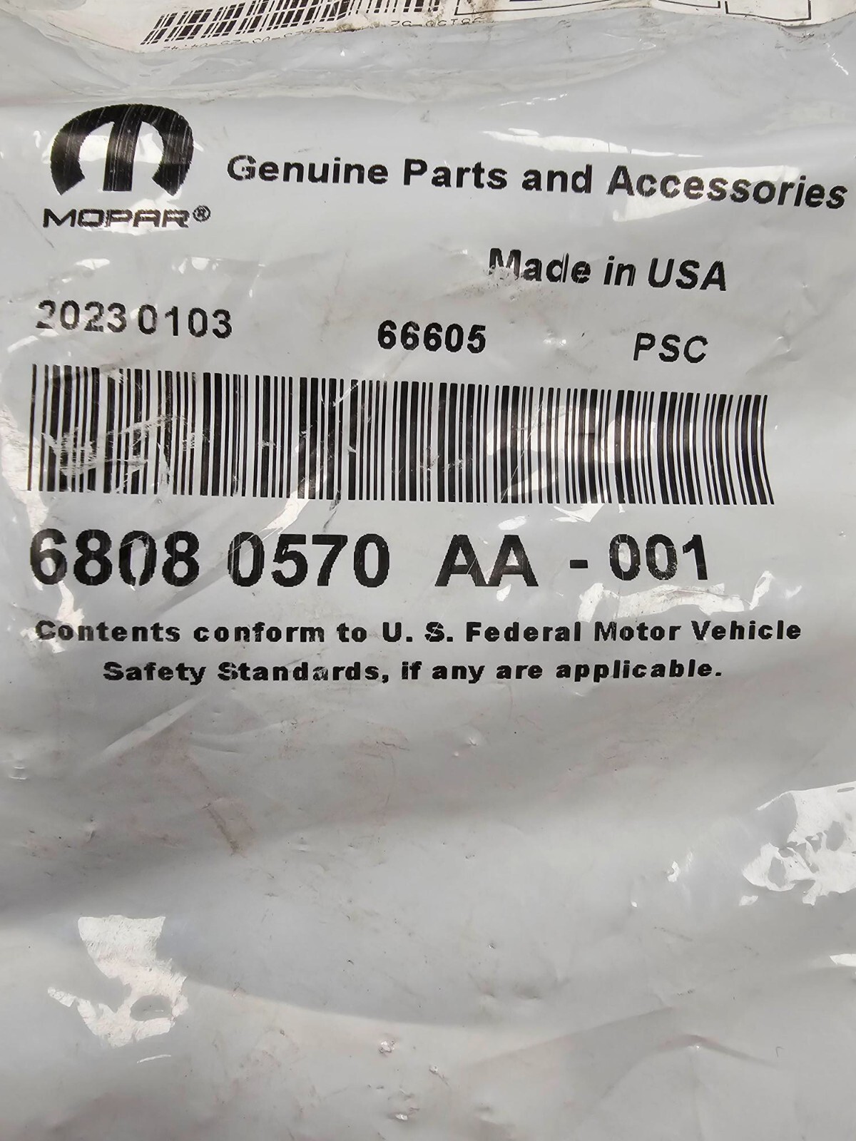 Genuine Mopar Wiring 68080570AA for sale online | eBay