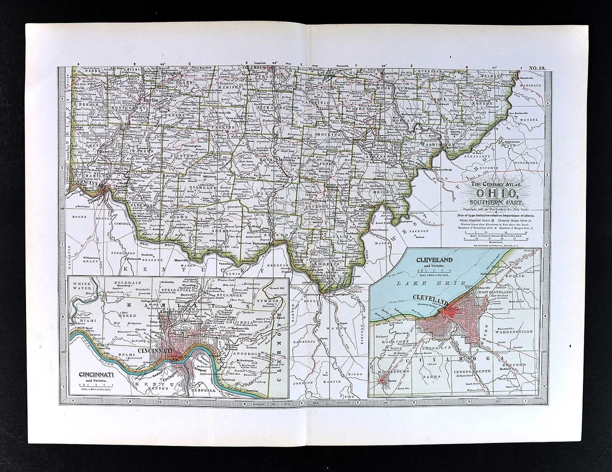 Map Of Southeastern Ohio