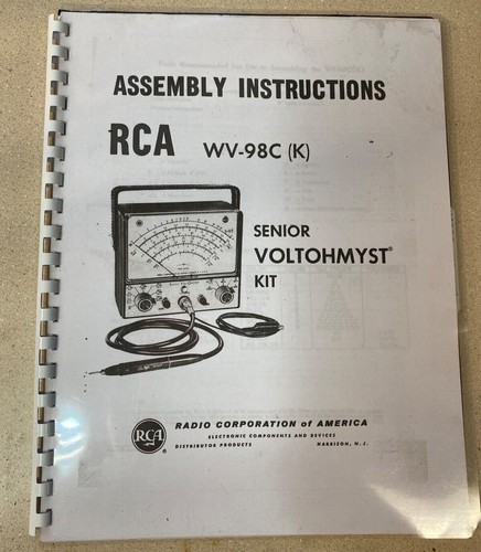 RCA WV-98C Senior Voltohmyst | eBay
