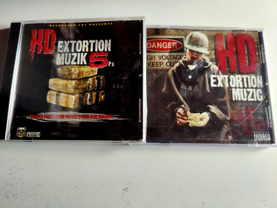 HD EXTORTION MUZIK CD/VOL.1 & VOL.5/2 CD LOT/BRAND NEW SEALED/BAYAREA ...