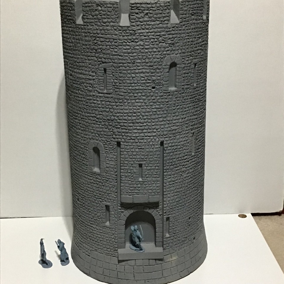 Conte Warlord Tower "Prototype" Vikings Normans Britains Marx Playset ...