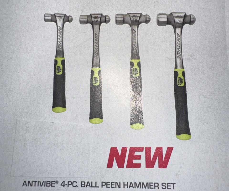 Mac Tools 4Pc Hammer set ANTIVIBE new! | eBay