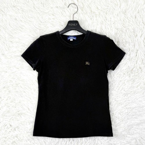 Authentic Burberry Blue Label T-shirt Cut and Sewn Horse Logo Black ...