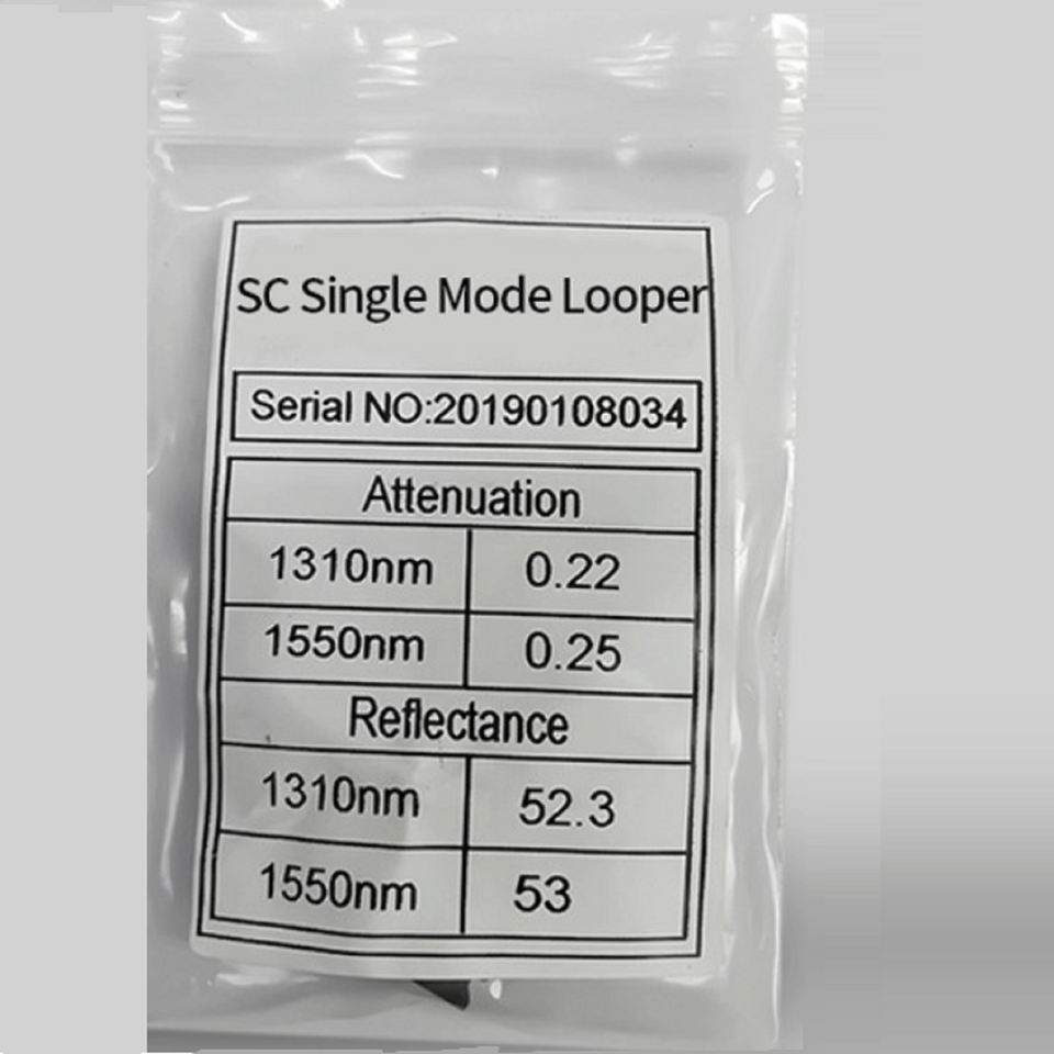 9/125 SC/UPC Single Mode SM Double SC Fiber Loopback Fiber Opitc ...