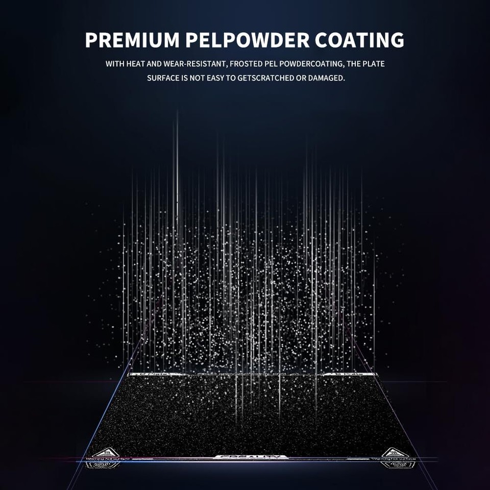 Creality K1 Max Bed PEI Build Plate Kit 315*310 Magnetic Flexible ...