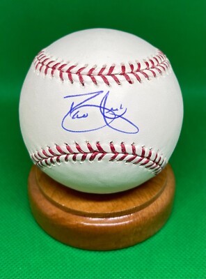 DAVE JUSTICE AUTOGRAPH BASEBALL PSA/DNA AUTHENTIC BRAVES INDIANS ...