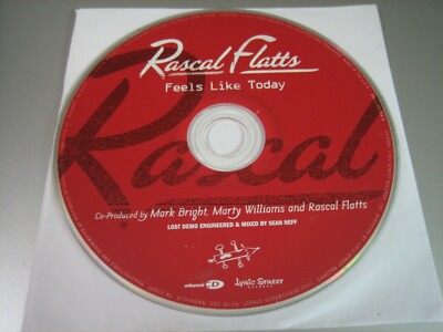 Feels Like Today by Rascal Flatts (CD, Sep-2004, Lyric Street)) - Disc ...