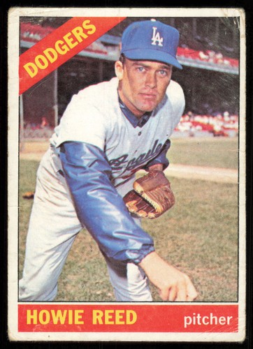 1966 Topps #387 Howie Reed Los Angeles Dodgers | eBay