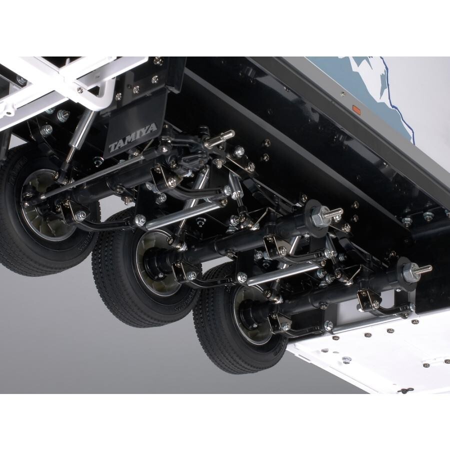 TAMIYA 1/14 Electric RC Big Truck No.19 3-Axis Reefer / Semi-Trailer ...