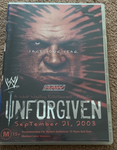 WWE - Unforgiven 2003 DVD Region Free Excellent Condition Wrestling DVD ...