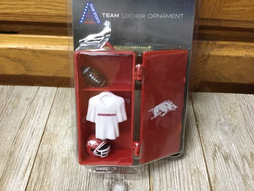 Arkansas Razorbacks Football Team Locker Ornament Team Sports America ...