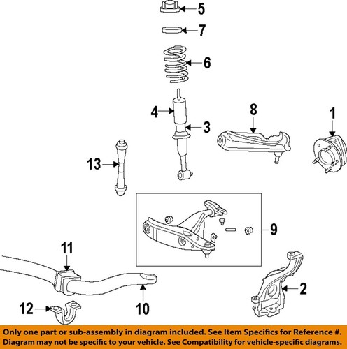 FORD OEM 09-14 F-150 Stabilizer Bar Components-Stabilizer Bar Bushing ...