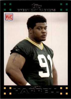 2007 TOPPS JUSTIN HARRELL ROOKIE GREEN BAY PACKERS #349 | eBay