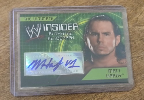 WWE Insider Authentic Autograph Matt Hardy | eBay