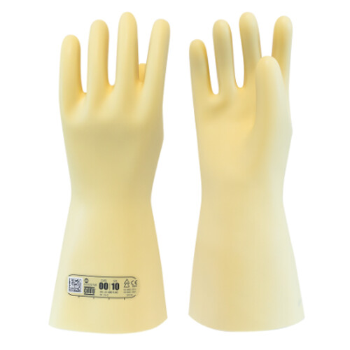 CATU Electrical Insulating Rubber Gloves 500V AC Insulated Class 00 | eBay