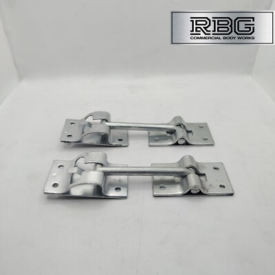2X Door Retainer 105mm Hooks & Catch Plates Horsebox Trailer Truck ...