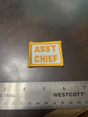 Vtg Obsolete Fire Department Patch Ass’t Chief | eBay